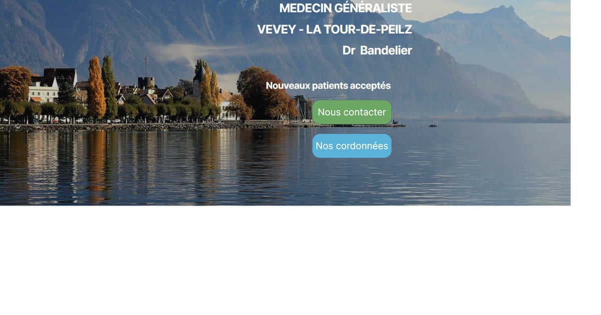 Médecin généraliste à la Tour-de-Peilz Vevey | Soins complets et ...