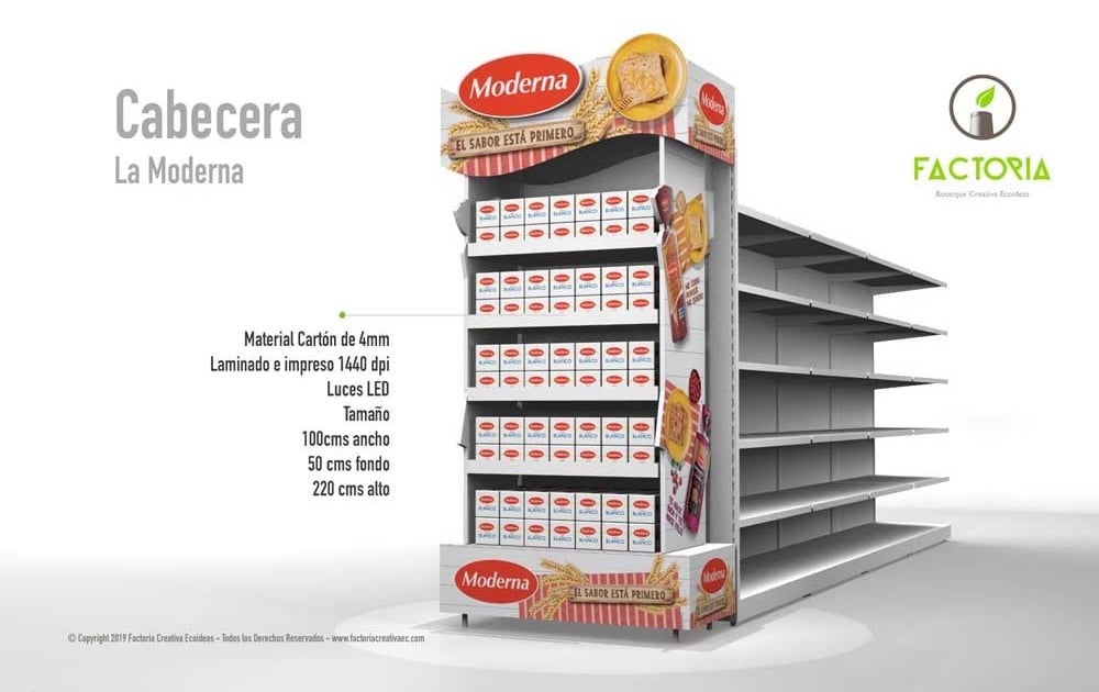 Cabecera de percha hecha en cartón | Factoria Creativa Ecoideas
