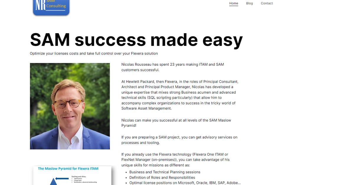 NR SAM Consulting Flexera Optimized | NR SAM Consulting