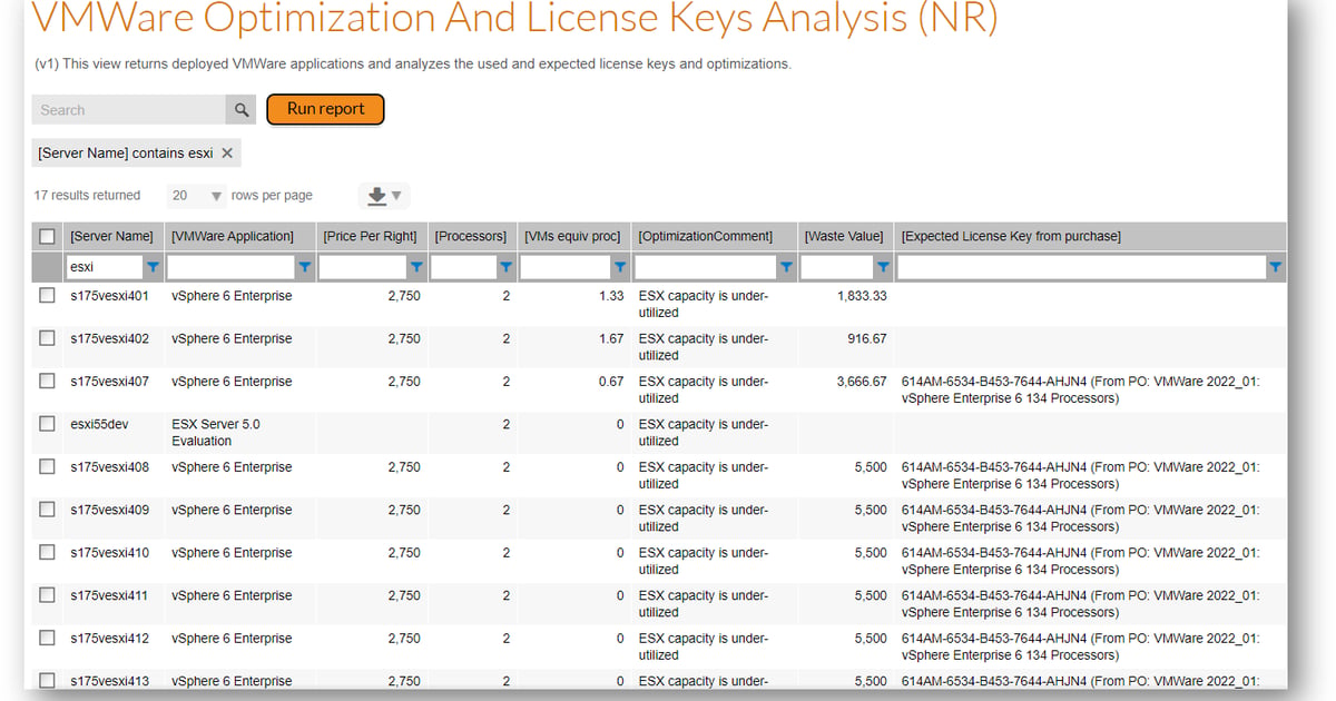 You will love this! #3: A full solution to manage your VMWare license ...
