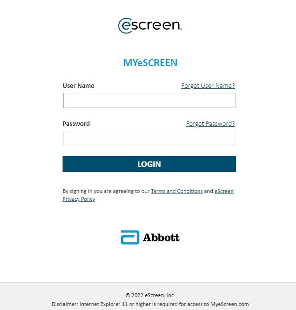 Drug & Alcohol Web Portal | eScreen Portal | Drug and Alcohol Testing ...