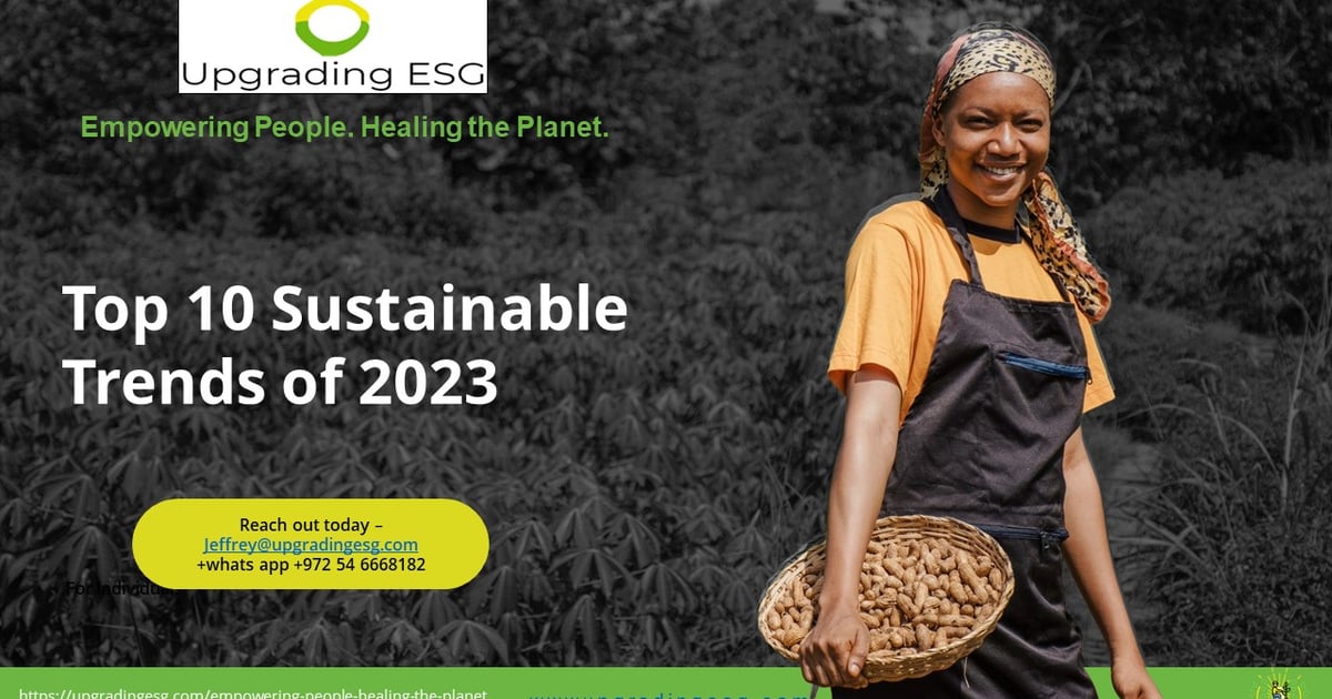 Top Ten Sustainable & CSR Trends 2023 | Upgrading ESG