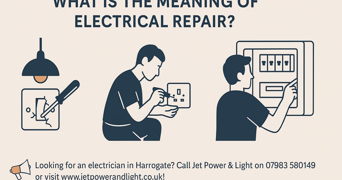 What is the Meaning of Electrical Repair? | Jet Power & Light