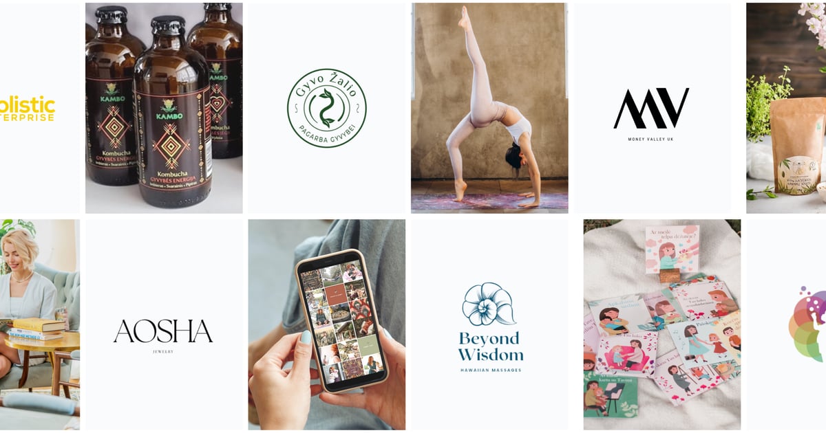 Holistic Branding, Design and Social Media Portfolio | Wild Flow Create