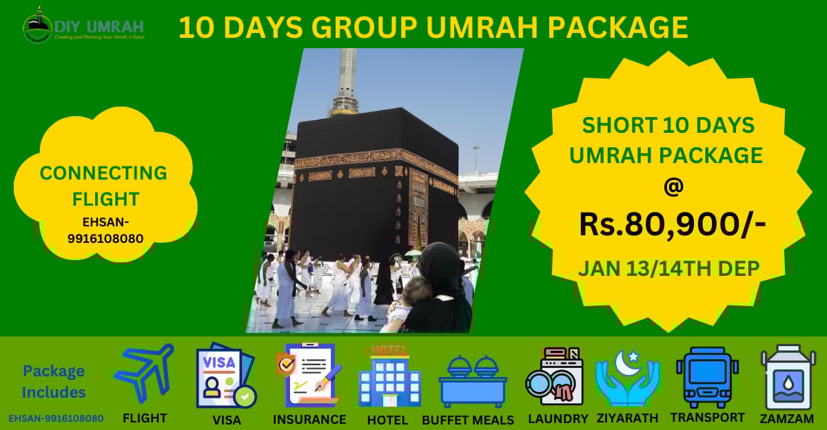 Custom Umrah Packages for Hassle-Free Experiences | DIY Umrah
