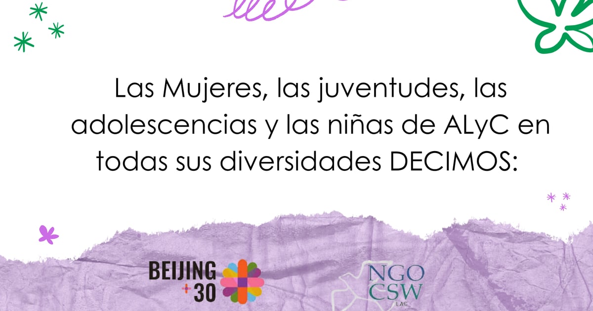 Manifiesto de organizaciones y redes de mujeres y feministas de América ...