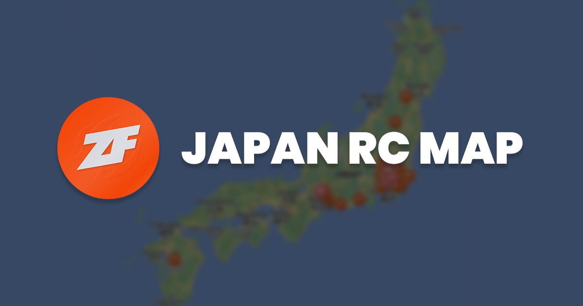 Japan RC Map | RC Drifting Japan Map Tracks and Shops | Zerofeel