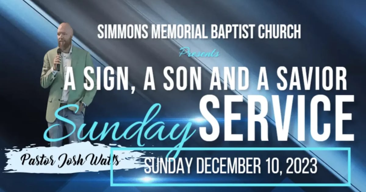 It Is Written Emmanuel - The Sign, The Son, The Savior | Simmons ...