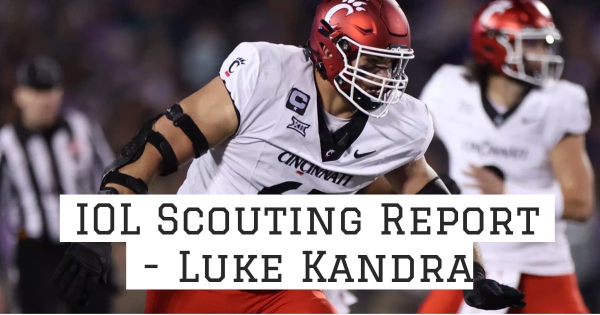 2025 NFL Draft Scouting Report - Luke Kandra | 0-Tech Draft