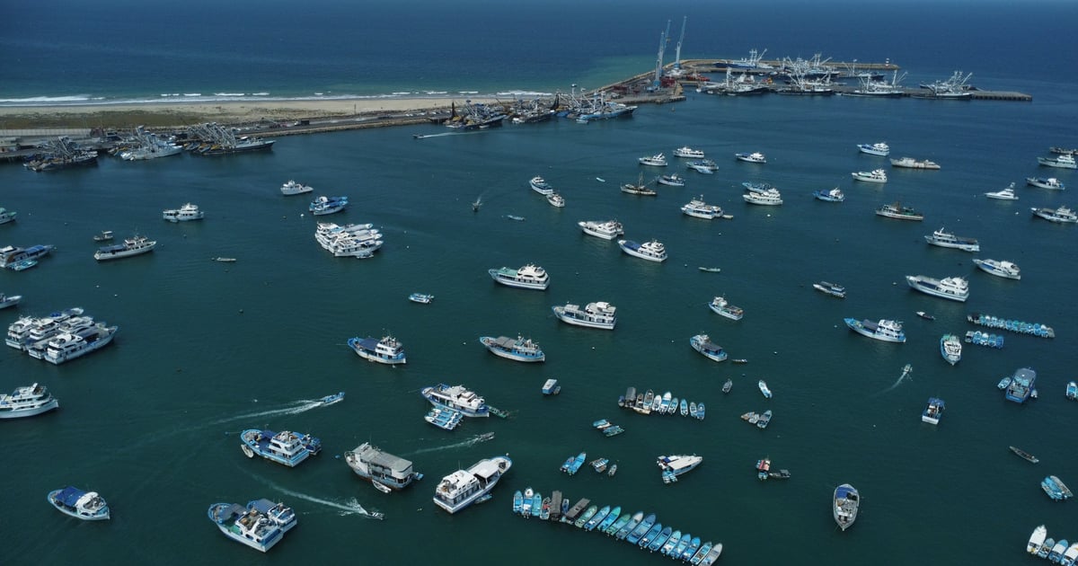Flota de barcos pesqueros en Manabí, Ecuador | Pesdel S.A
