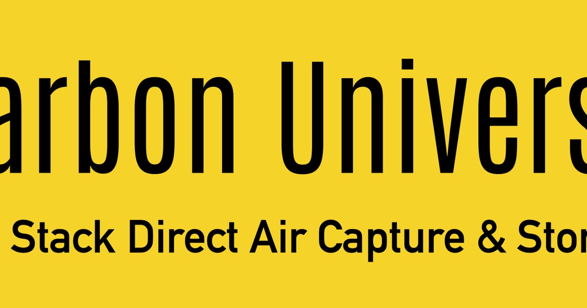 Capturing CO2 and converting waste into resources | Carbon Universe