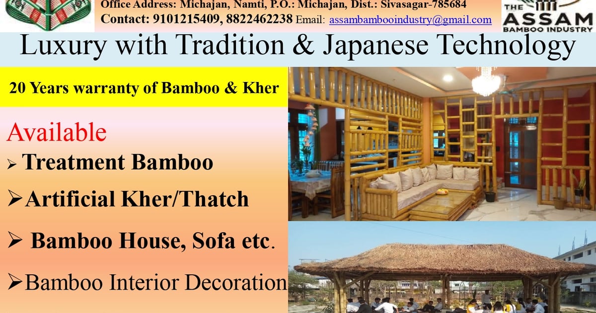 Innovative Bamboo Homes & Eco-Friendly Resorts | The Assam Bamboo Industry