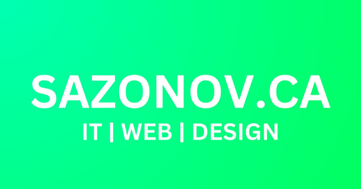 Jacob Sazonov - Web Designer, Developer, and Visual Artist | Jacob ...