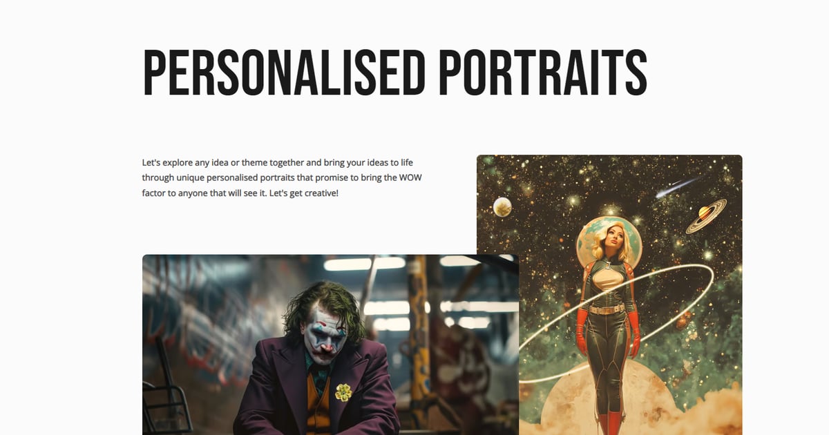 Transform Your Wildest Ideas into Stunning Custom Portraits | High ...
