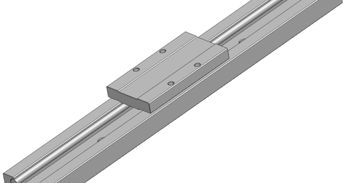 Linear roller rail SGB LGD - 3D drawings | LiMo