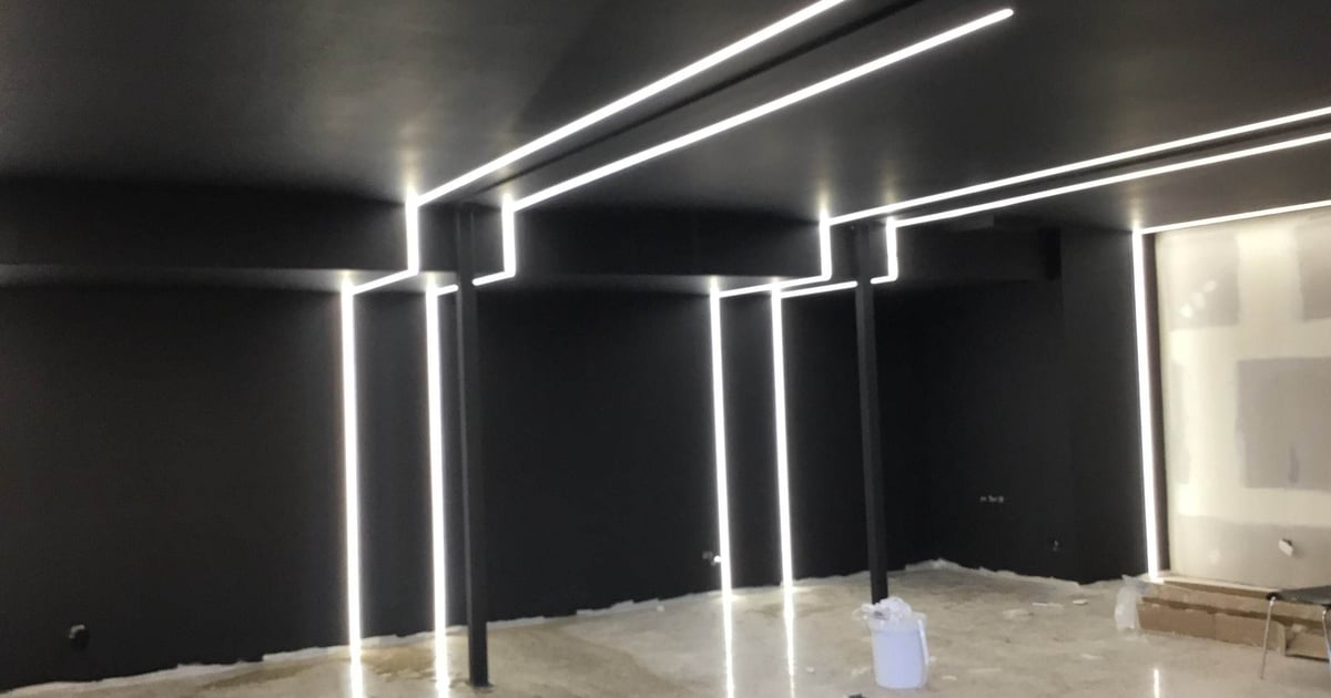 Flush Mounted LED Strip Lighting | commercial and domestic plastering