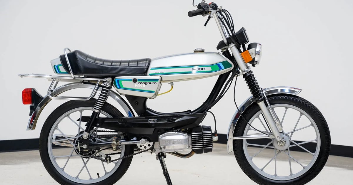 American Dream Ride: The Puch Magnum Top Tank Moped | Mopeds.com