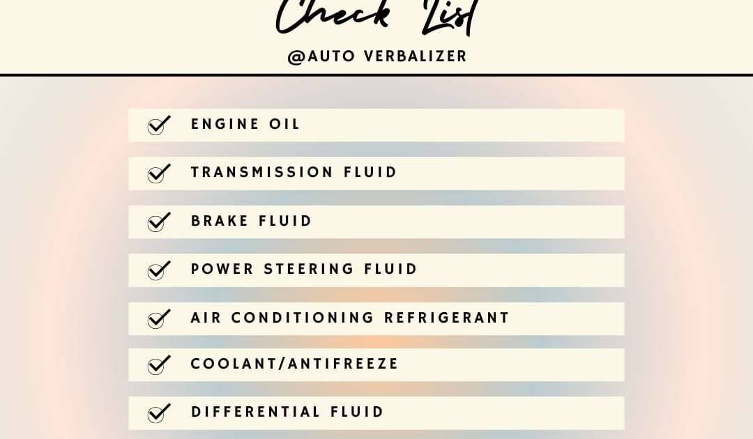 Fluid maintenance | AUTO VERBALIZER