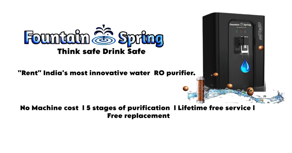 Reliable Water Purifier Rentals | Fountain Spring | RO Water Purifiers ...