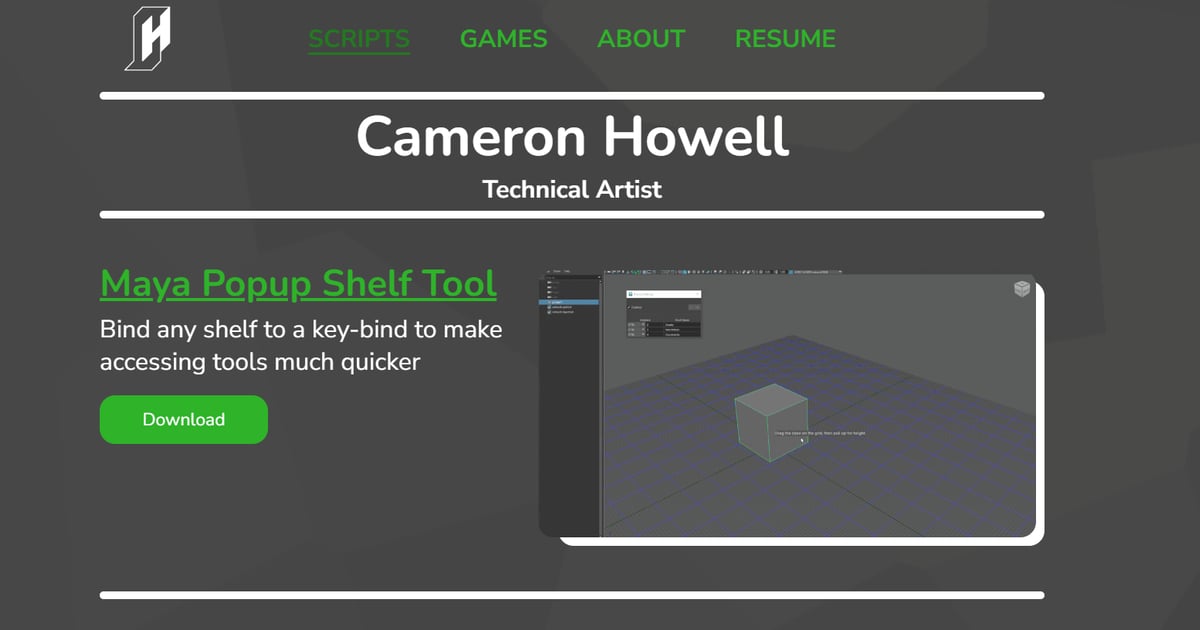 My Games | Cameron Howell | Technical Artist