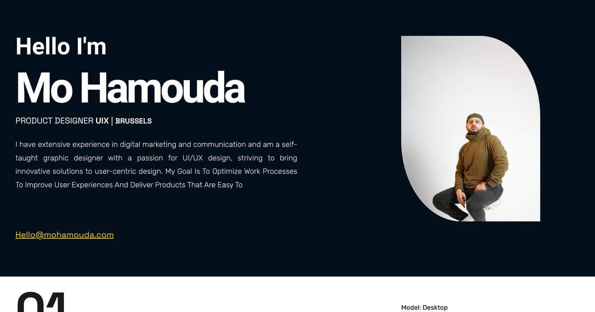 About me | Mo skills | Mo Hamouda UI/UX designer