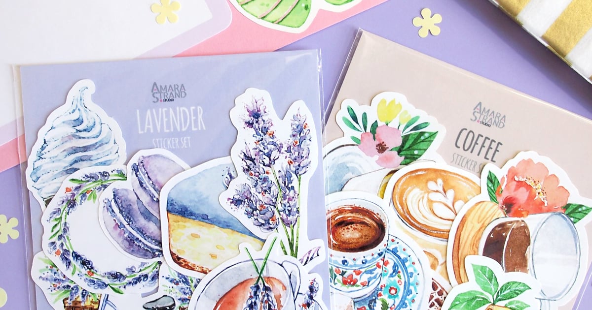 Stickers and sticker sets: Hand illustrated stickers perfect for ...