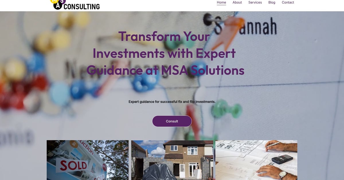 MSA Solutions Consulting: Expert Fix and Flip Investments | MSA Solutions Consulting LLC