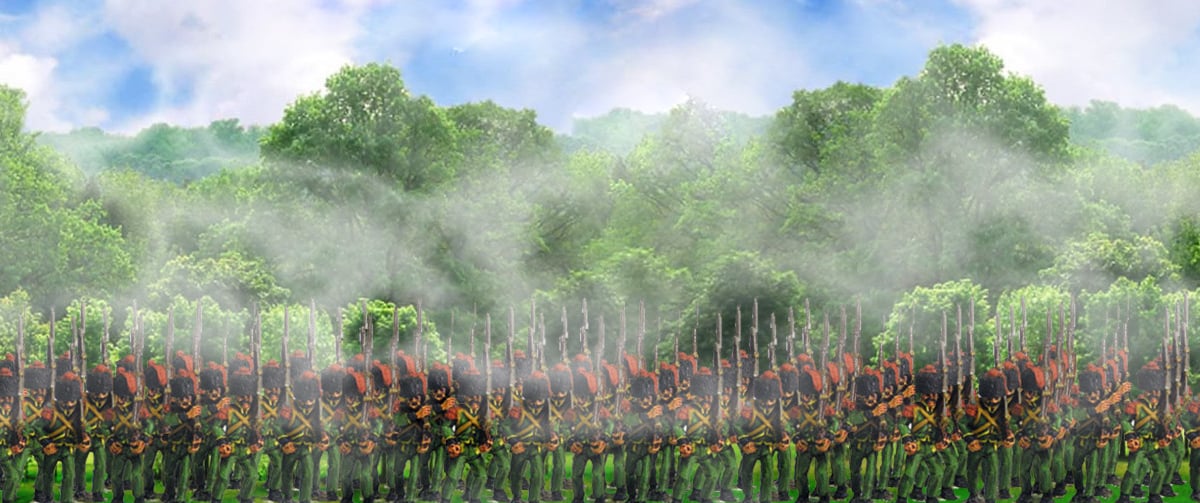 The brushstrokes of history: Nassau troops iconic appearance at ...