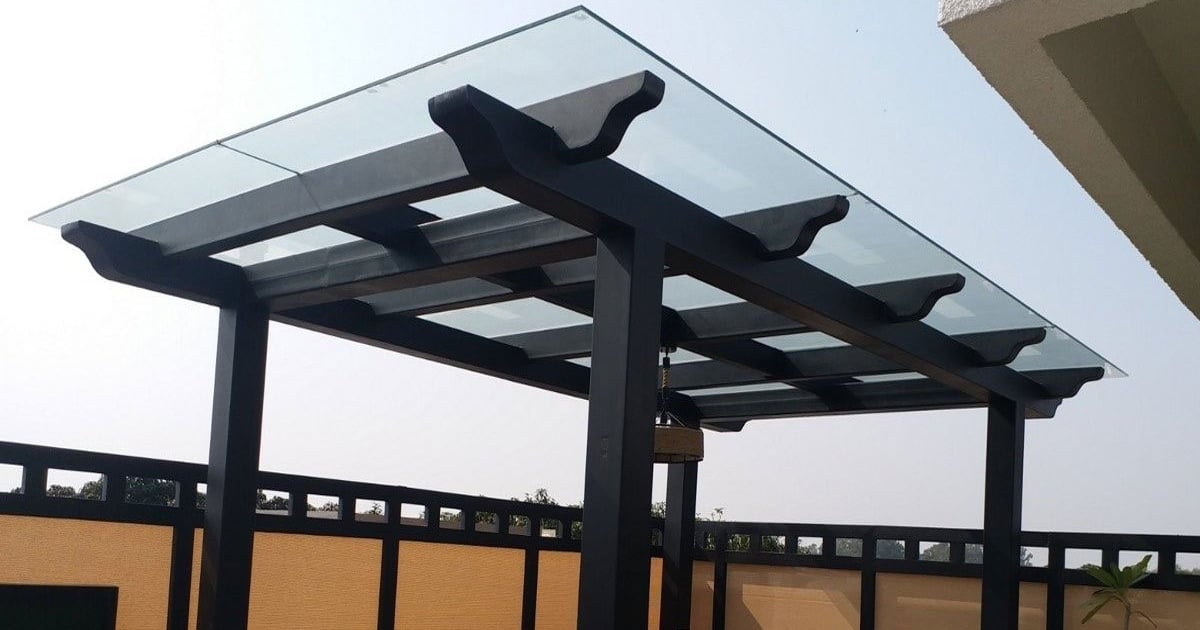 The Best Glass Pergola Makers in Bangalore | Alfa Fabrication & Roofing ...