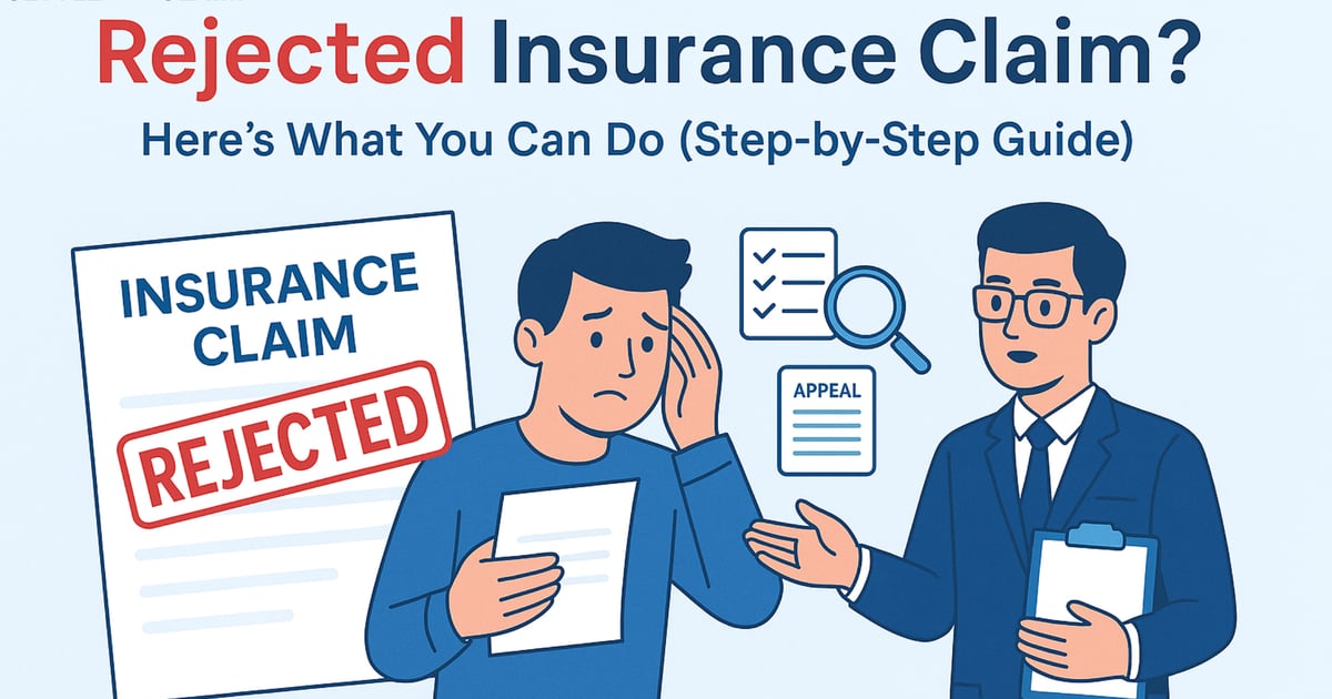 Rejected Insurance Claim? Here's What You Can Do (Step-by-Step Guide ...