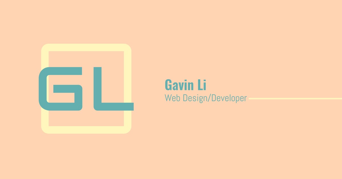 Gavin - Web Designer & Developer | Gavin's Web Portfolio