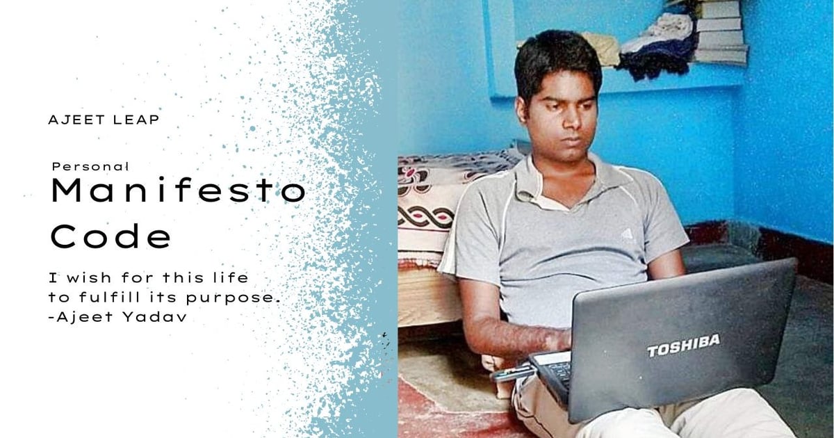 Personal Manifesto Code: Core Values for Fulfilling Purpose