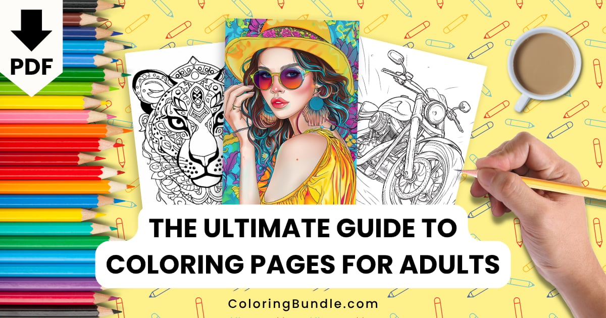Coloring Pages for Adults: Stress Relief for Educators