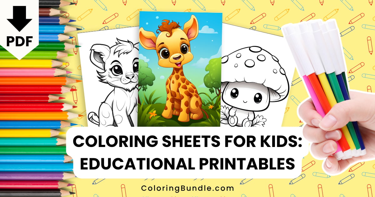 Coloring Sheets for Kids: Classrooms Educational Printables
