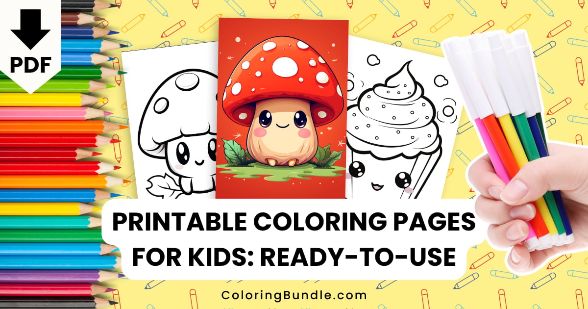 Printable Coloring Pages for Kids: Ready-to-Use Learning Tools