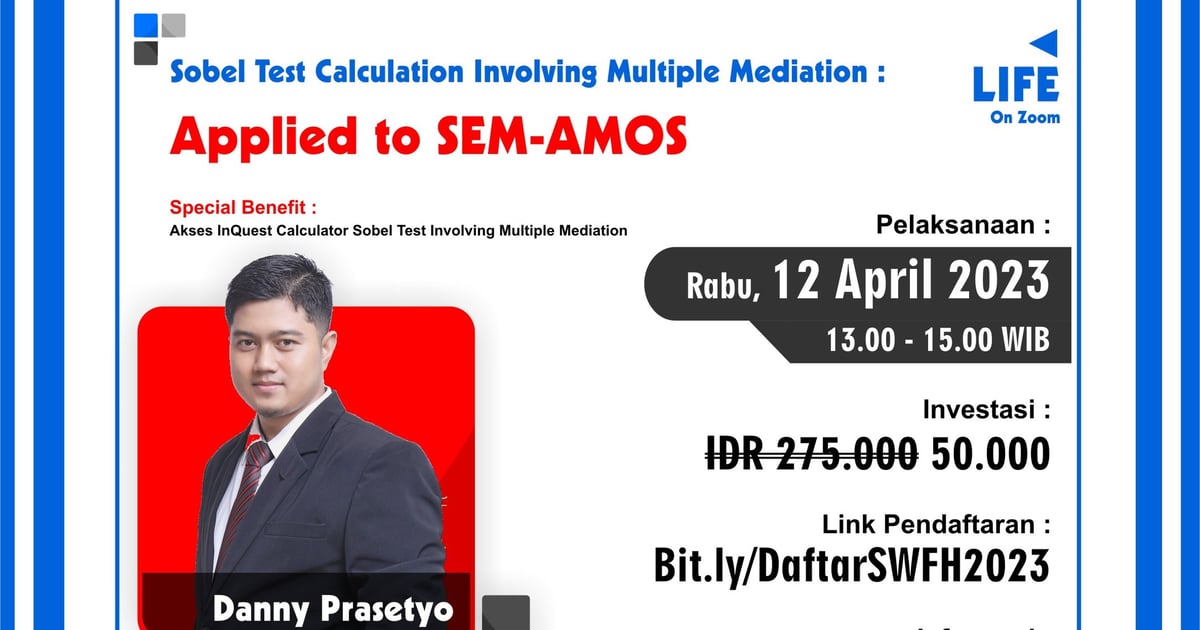 SWFH - Sobel Test Calculation for Multiple Mediation : Applied to SEM ...
