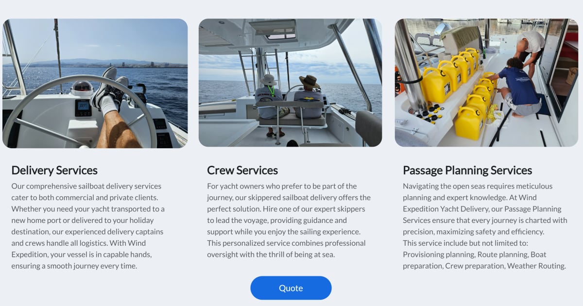 Expert Sailboat Delivery & Passage Planning Services | Wind Expedition ...