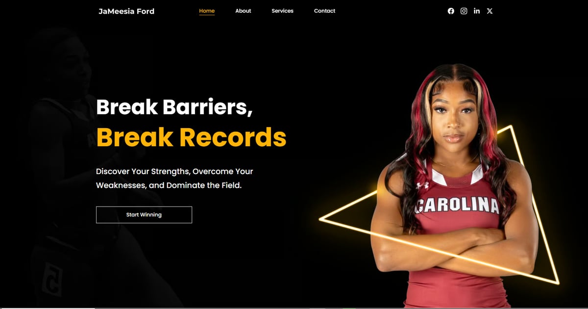 Get Inspired by Jameesia Ford: Track and Field Standout | JaMeesia Ford