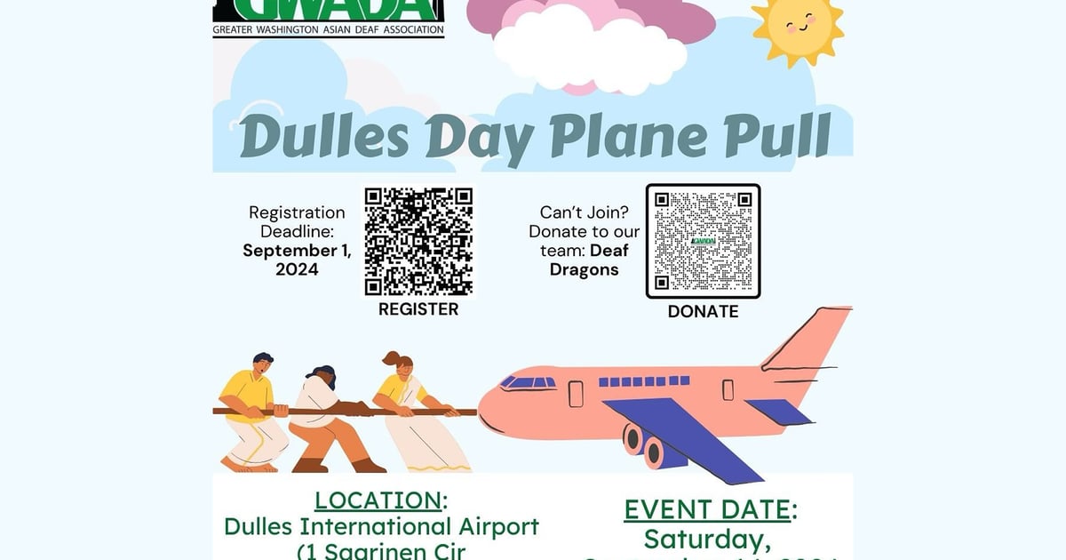 Dulles Day Plane Pull | Greater Washington Asian Deaf Association