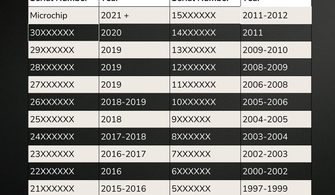 Decoding Vintage Chanel: A Serial Number Guide | The Purse Parlour ...