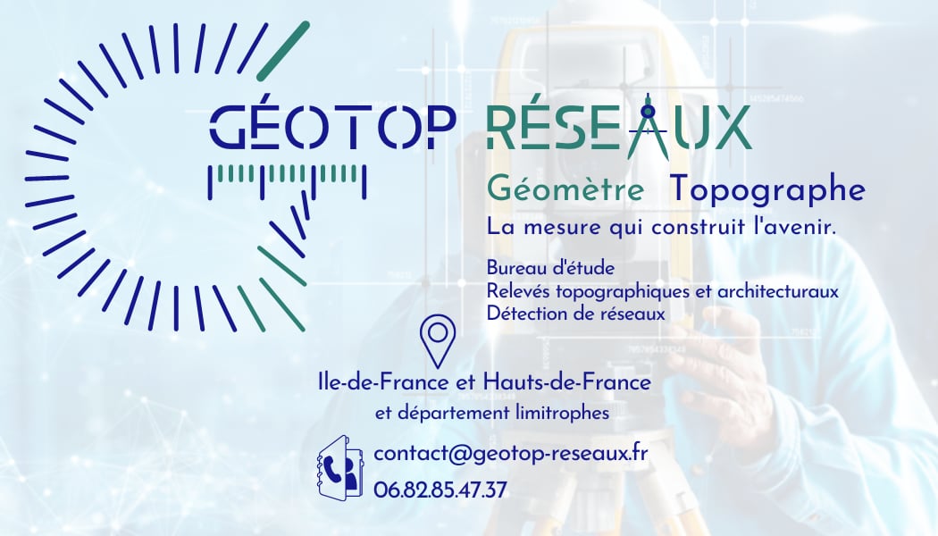 Relevé topographique pour des plans précis | Géomètre | Géotop Réseaux