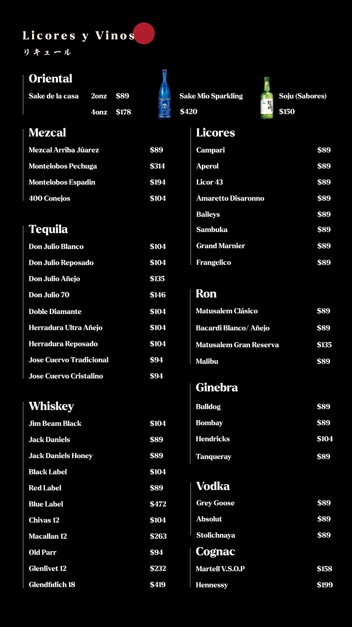 Menu Gomez Morin | Ninja Ramen