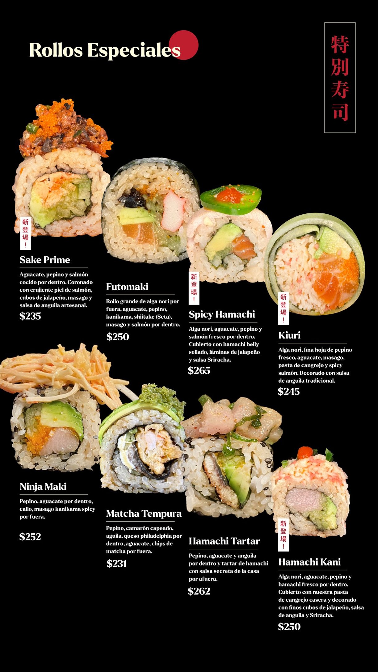 Menu Gomez Morin | Ninja Ramen