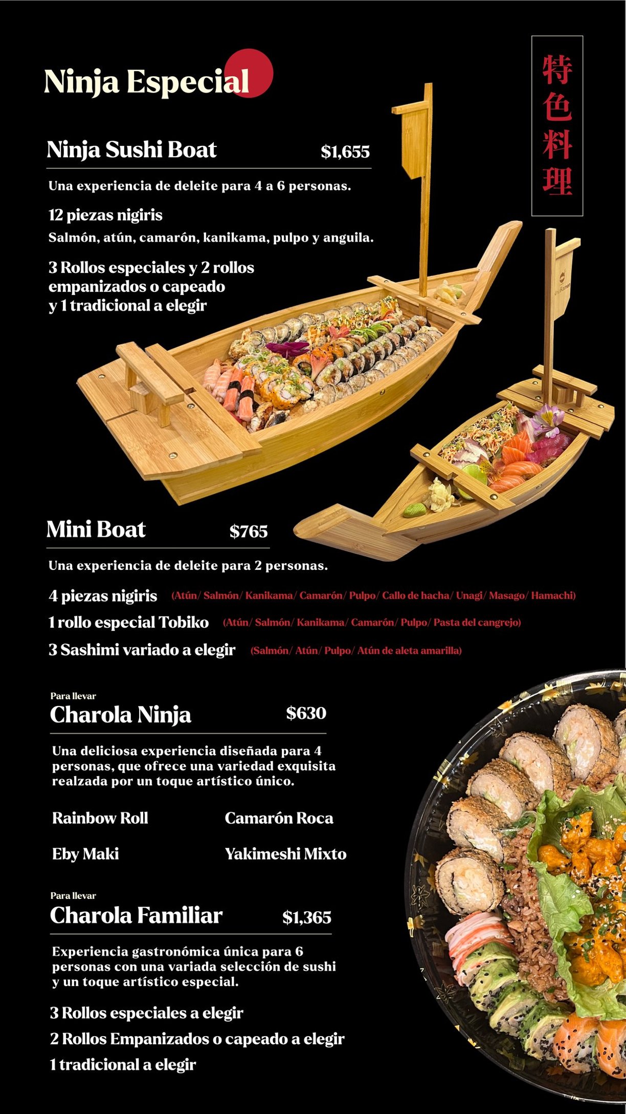 Menu Gomez Morin | Ninja Ramen