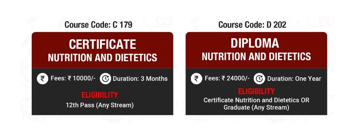 YCMOU, Nashik – | Certificate and Diploma Course in Nutrition and Dietetics