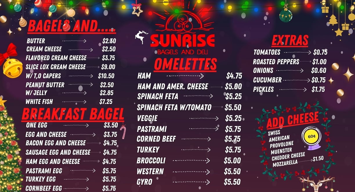 Home [sunrisebagelsanddeli.com]