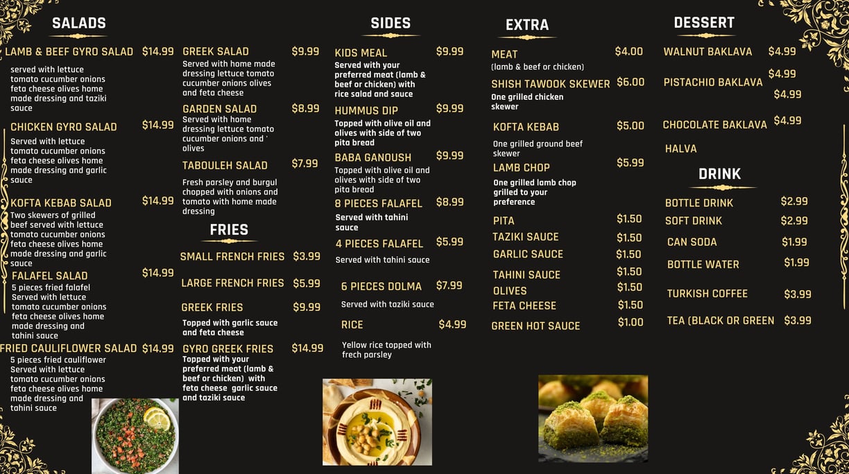 Gyro Time Seattle Menu - Delicious Mediterranean Cuisine Options | Gyro ...