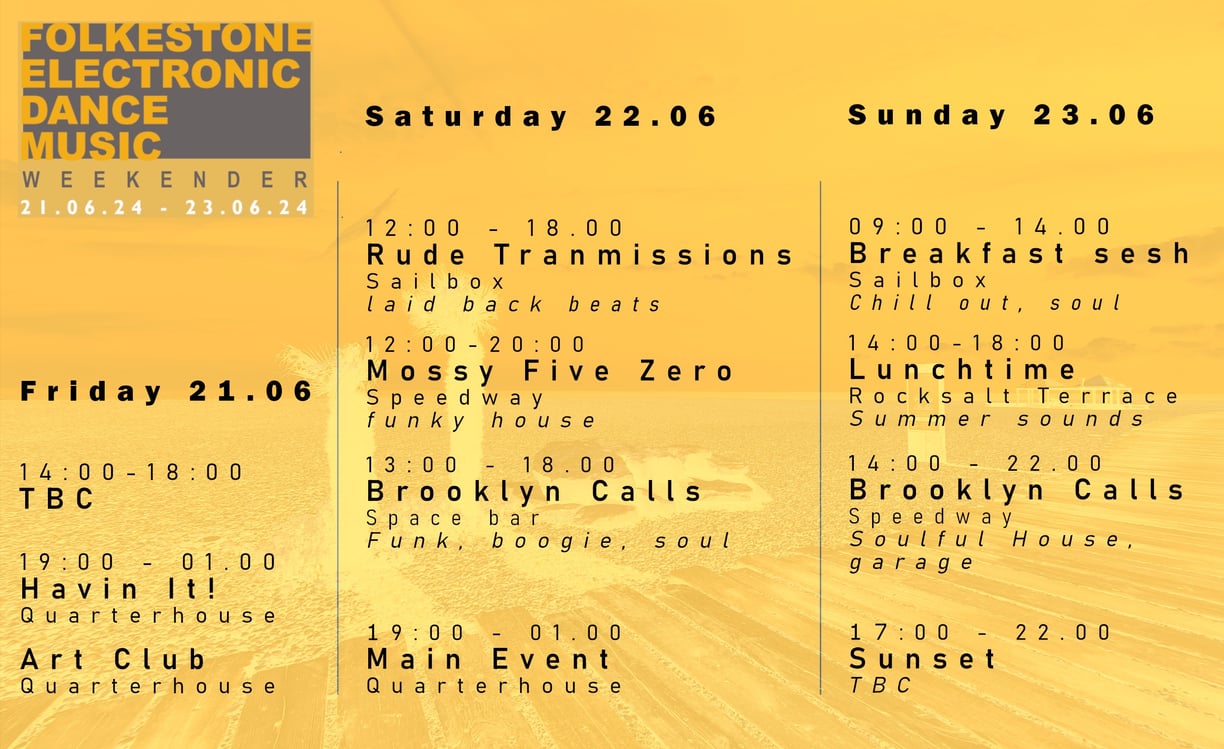 Annual Dance Music Event in Folkestone | Weekend Festival | Folkestone Electronic Dance Music ...