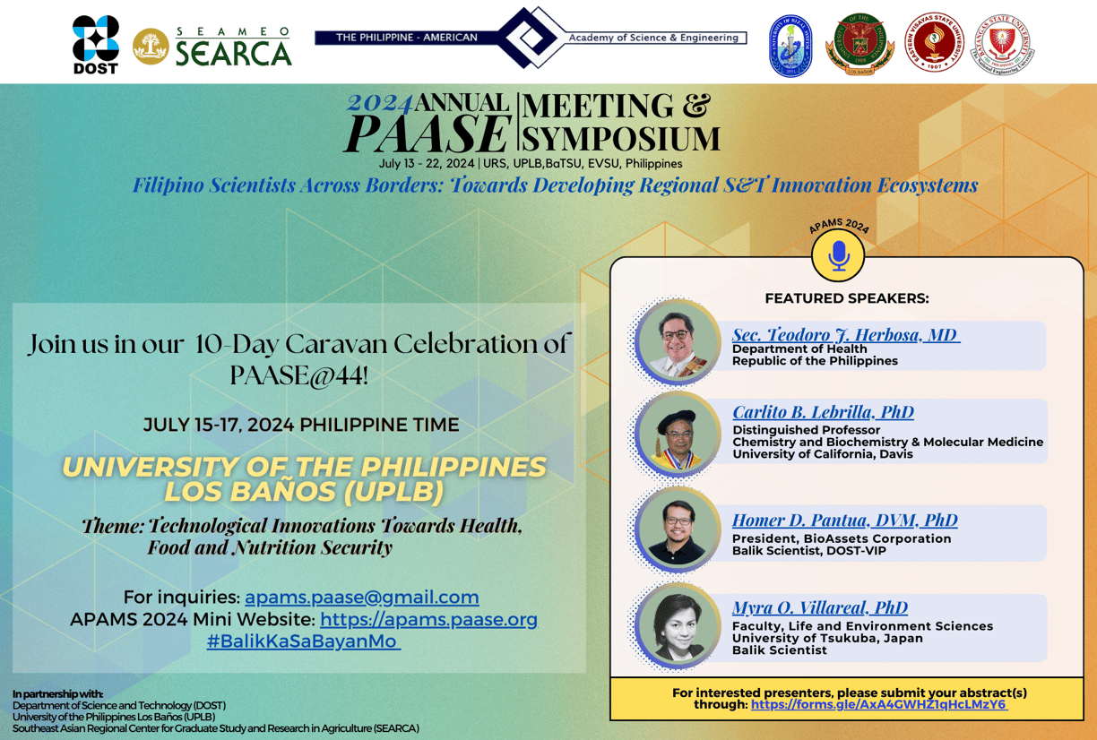 Annual PAASE Meeting | Annual PAASE Meeting and Symposium (APAMS)