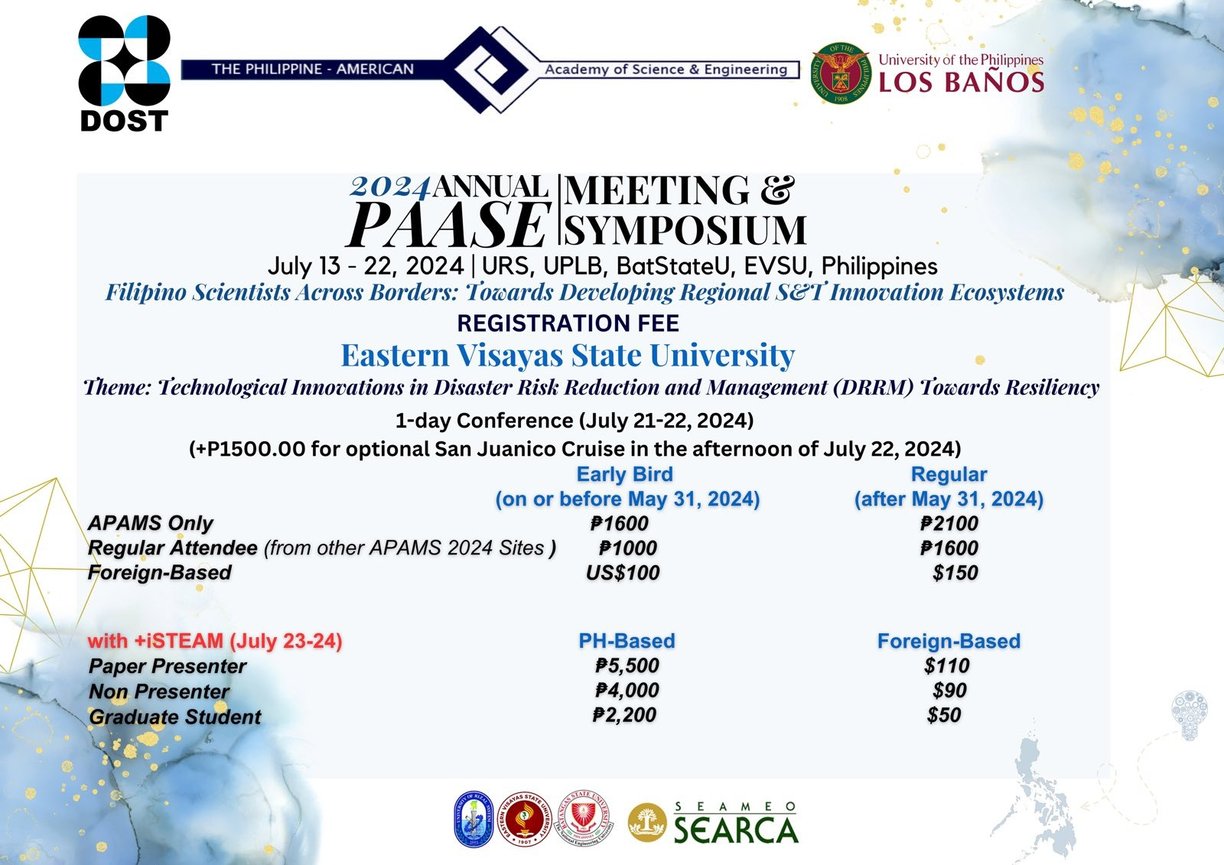 Annual PAASE Meeting | Annual PAASE Meeting and Symposium (APAMS)
